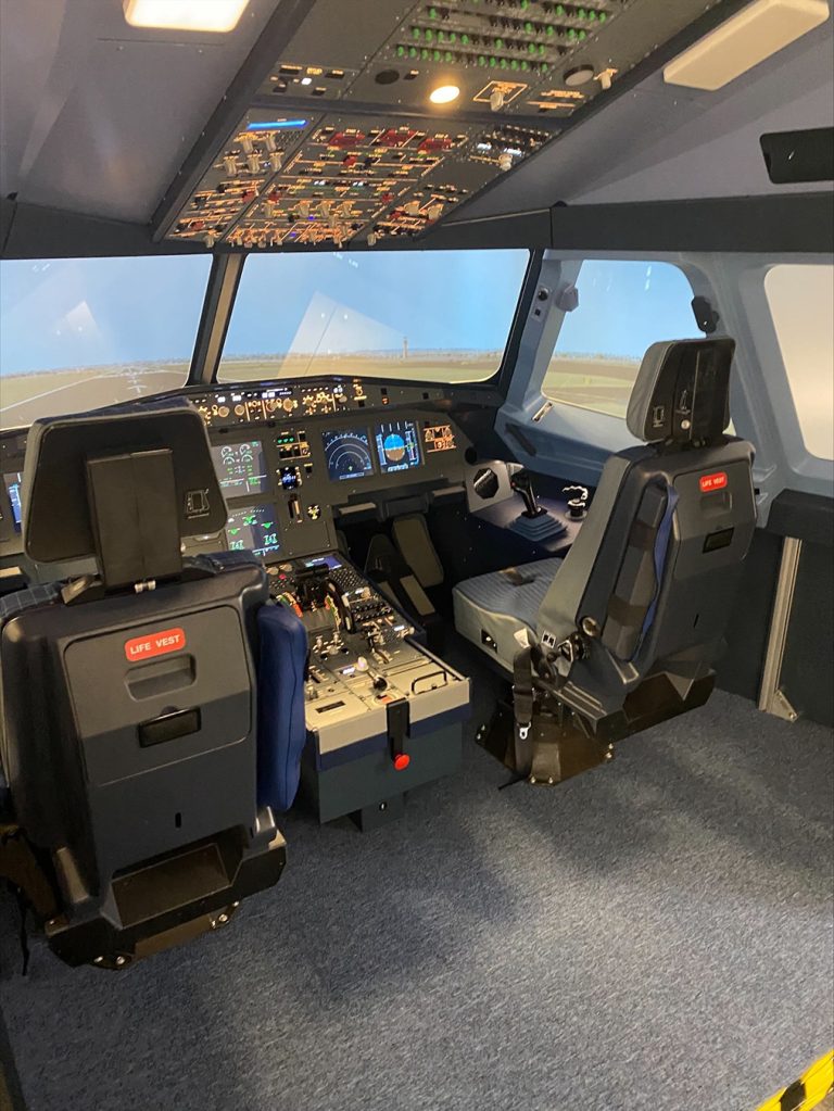 Airbus A320 Sim Installed at IAGO Flight Training – Aviate TT